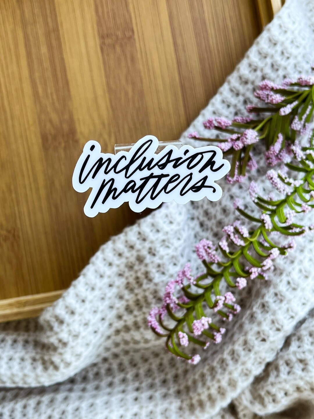 Inclusion Matters Sticker, Water Bottle Sticker, Laptop Sticker ...