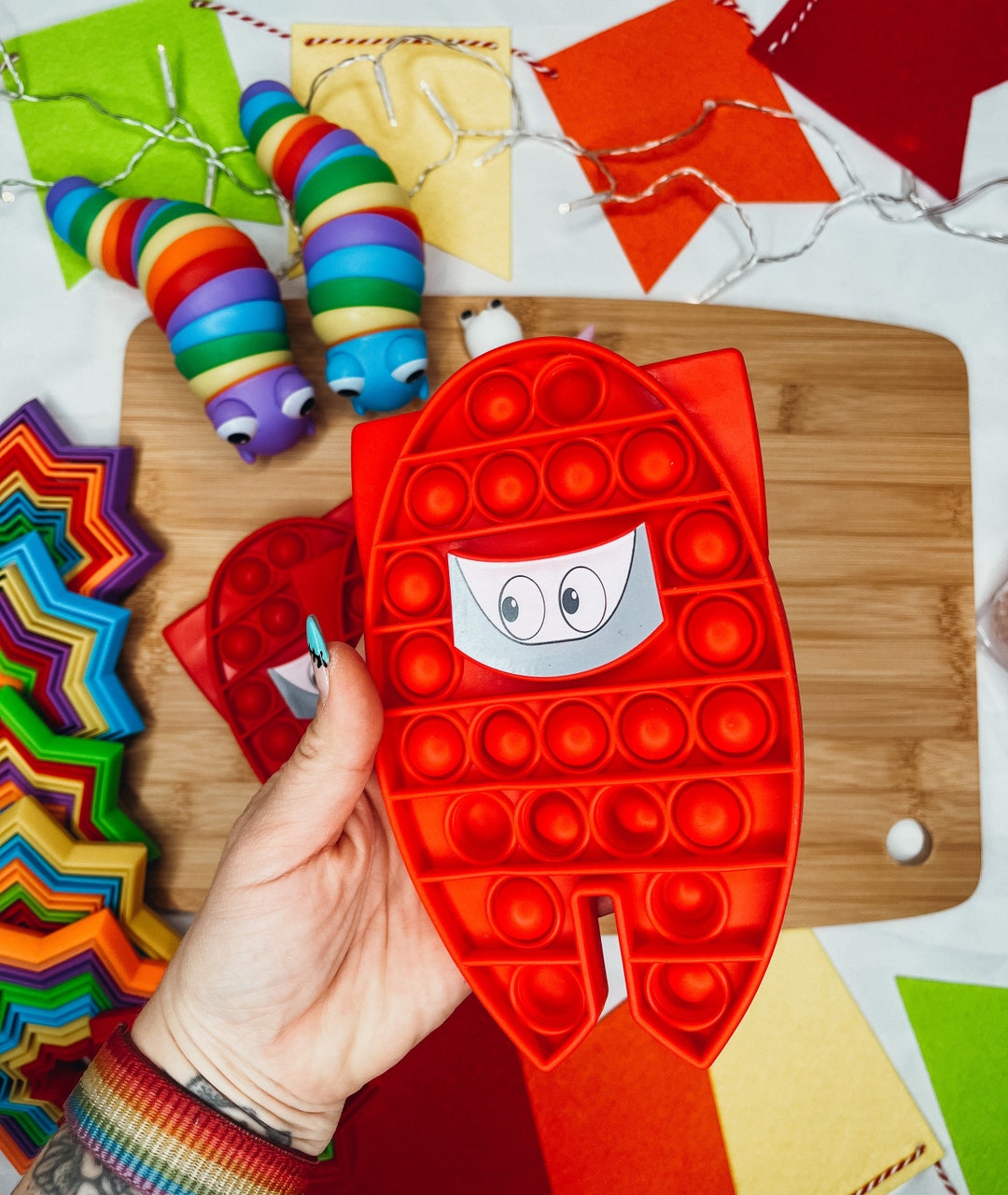 Popit Alien Fidget, Sensory Tool, Gifts, Personalized Gifts, Fidget ...