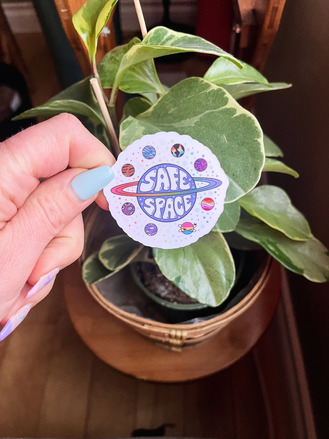 Safe Space Sticker, Water Bottle Sticker, Laptop Sticker, Weather-proof ...