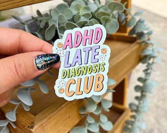 Adhd Sticker, Mental Health Sticker, Therapy Sticker, Funny Adhd ...