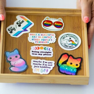 Equali-tea, Die-cut Water-proof Vinyl Sticker, Laptop Decal, LGBTQ Ally ...