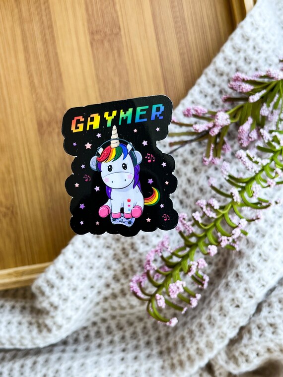 Gaymer Sticker Water Bottle Sticker Laptop Sticker - Etsy
