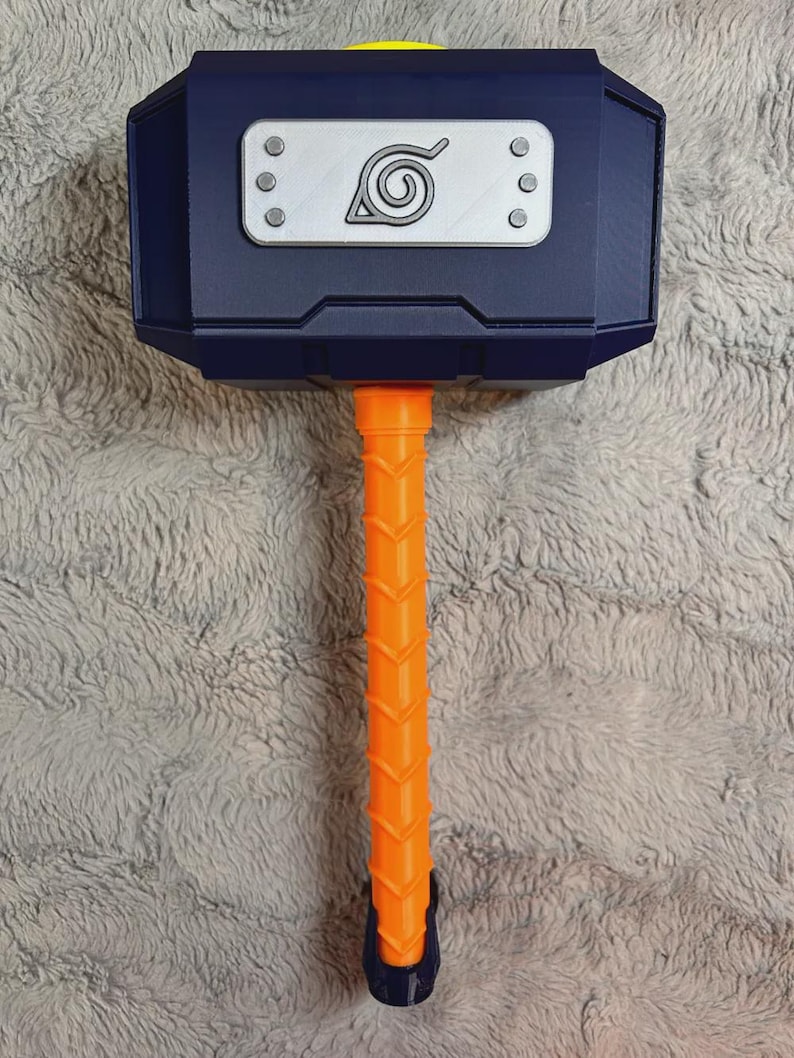 3D Printed Thor Hammer Naruto Anime Themed Collectible Display With ...