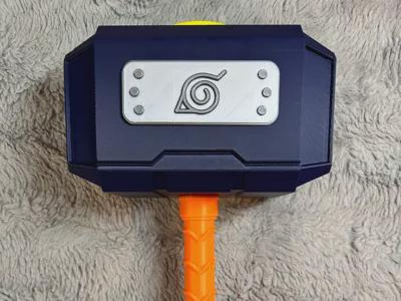 3D Printed Thor Hammer Naruto Anime Themed Collectible Display With ...