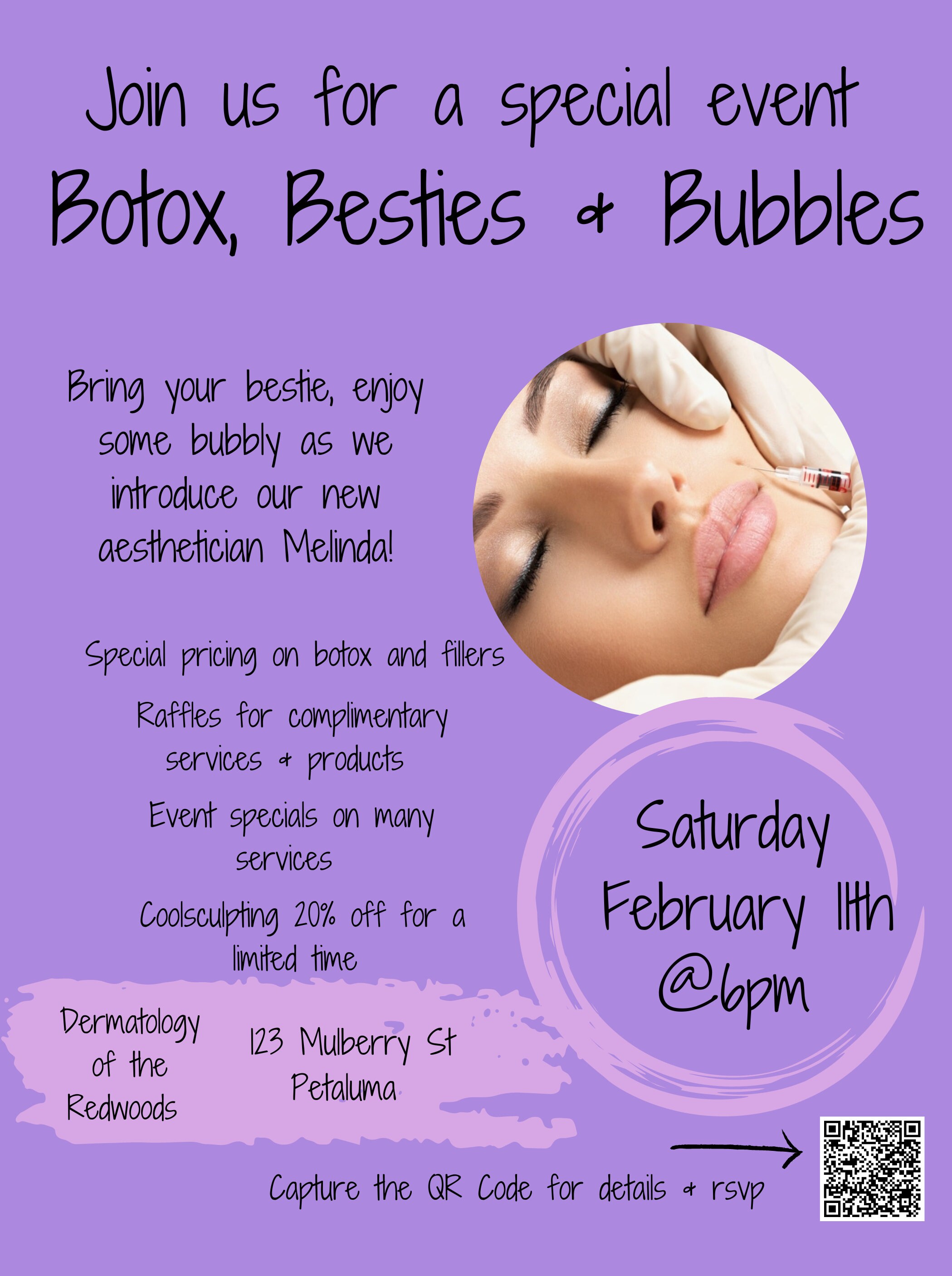 Botox Party Invitation/small Business Printable Flyer/editable Canva ...