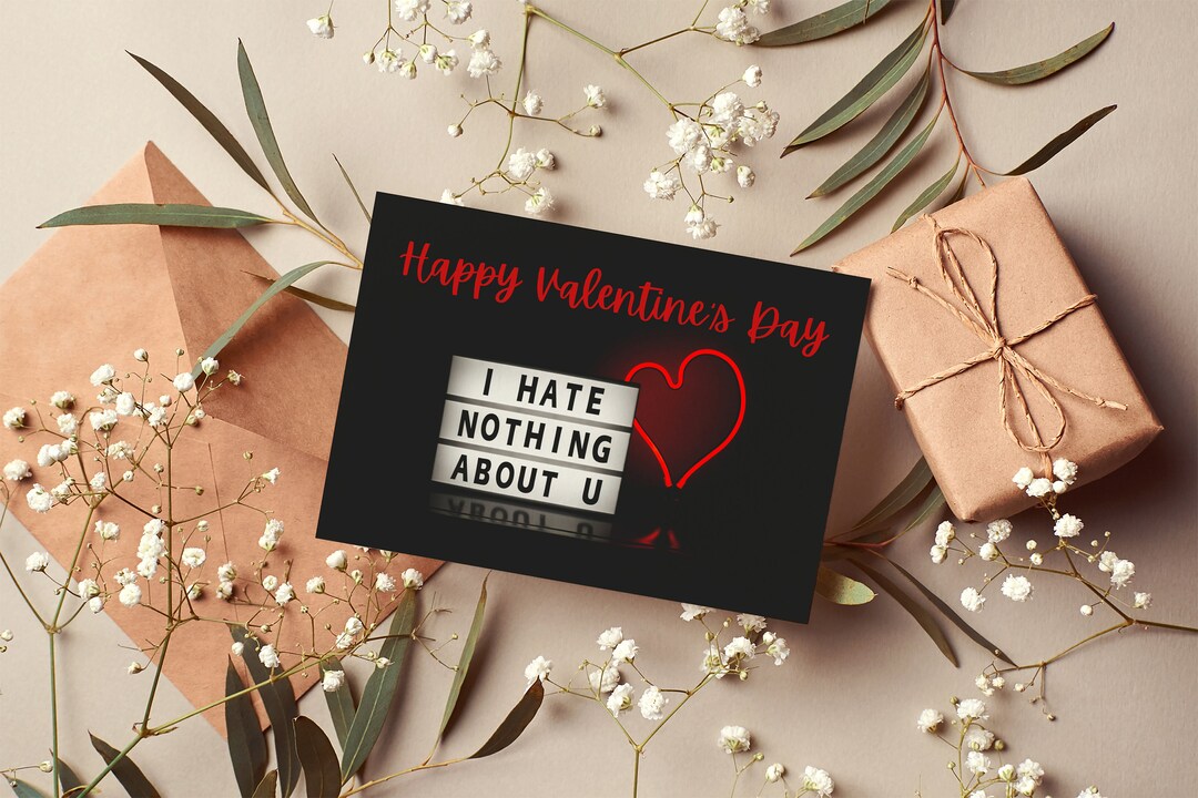 Happy Valentine's Day Printable Editable Digital Template - Etsy