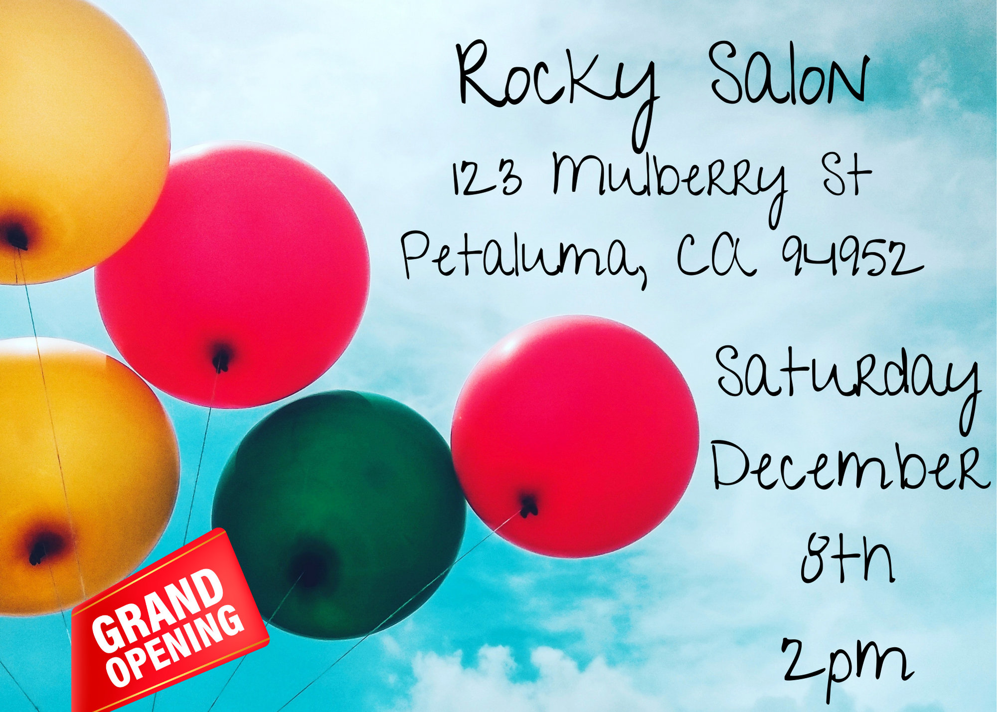 Grand Opening Invite, Business Launch Party, Opening Day Announcement ...