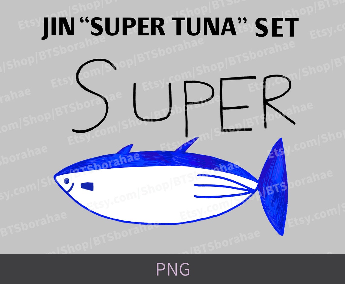 BTS JIN super Tuna Bundle Instant Download Png - Etsy