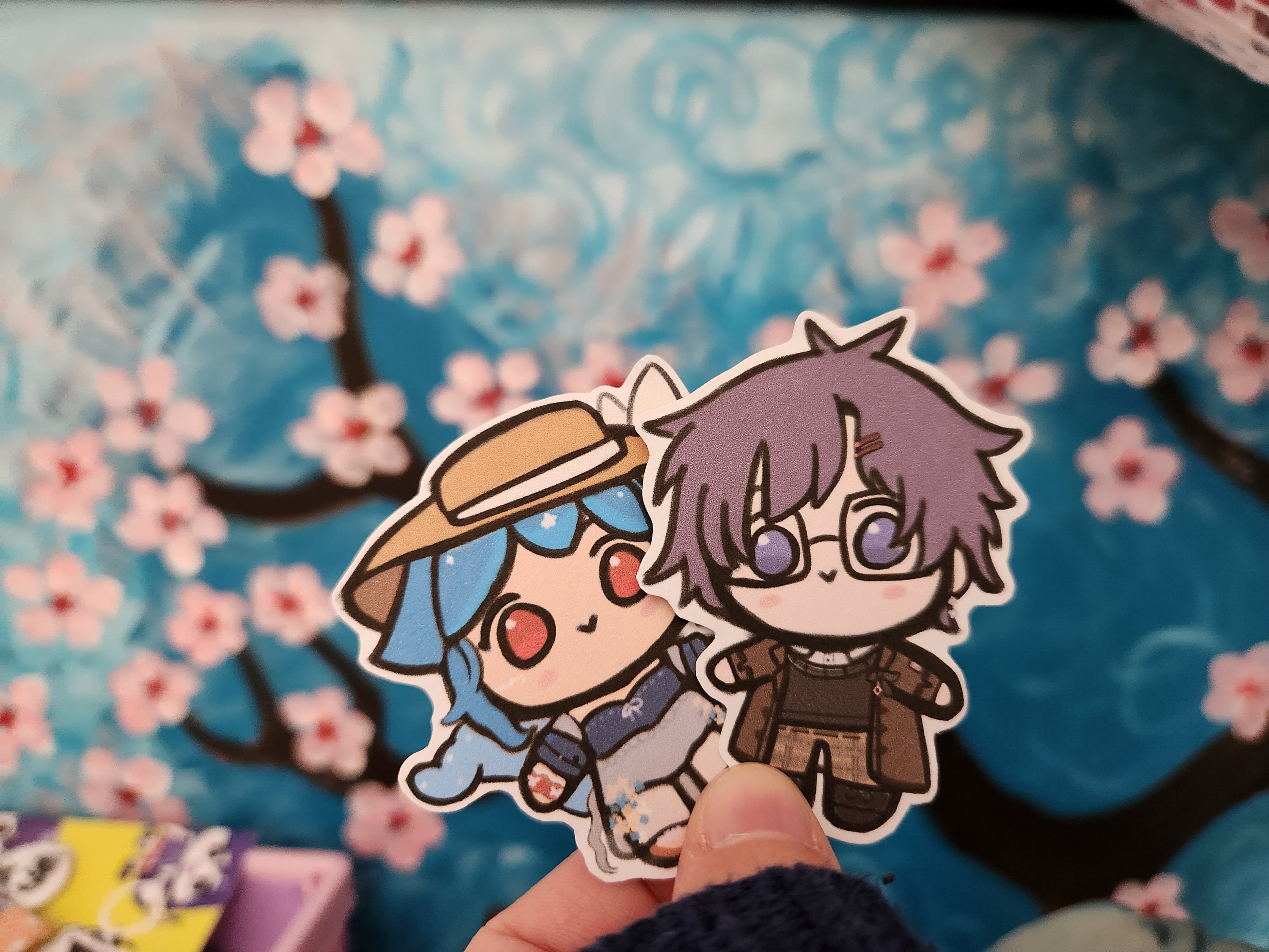 Vtuber Bao + Shoto Spring Stickers - Etsy