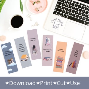 Mindfulness Quote Bookmarks, Positive Quotes for Friendship Gifts ...