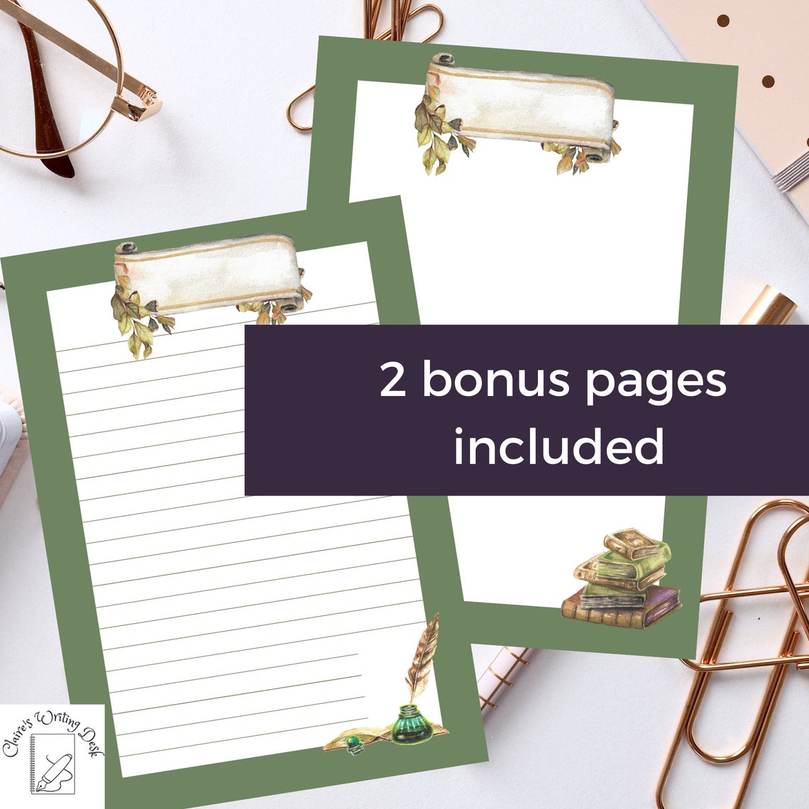 Green Printable Checklist, A4 to Do List. A5 Home to Do List, Letter ...