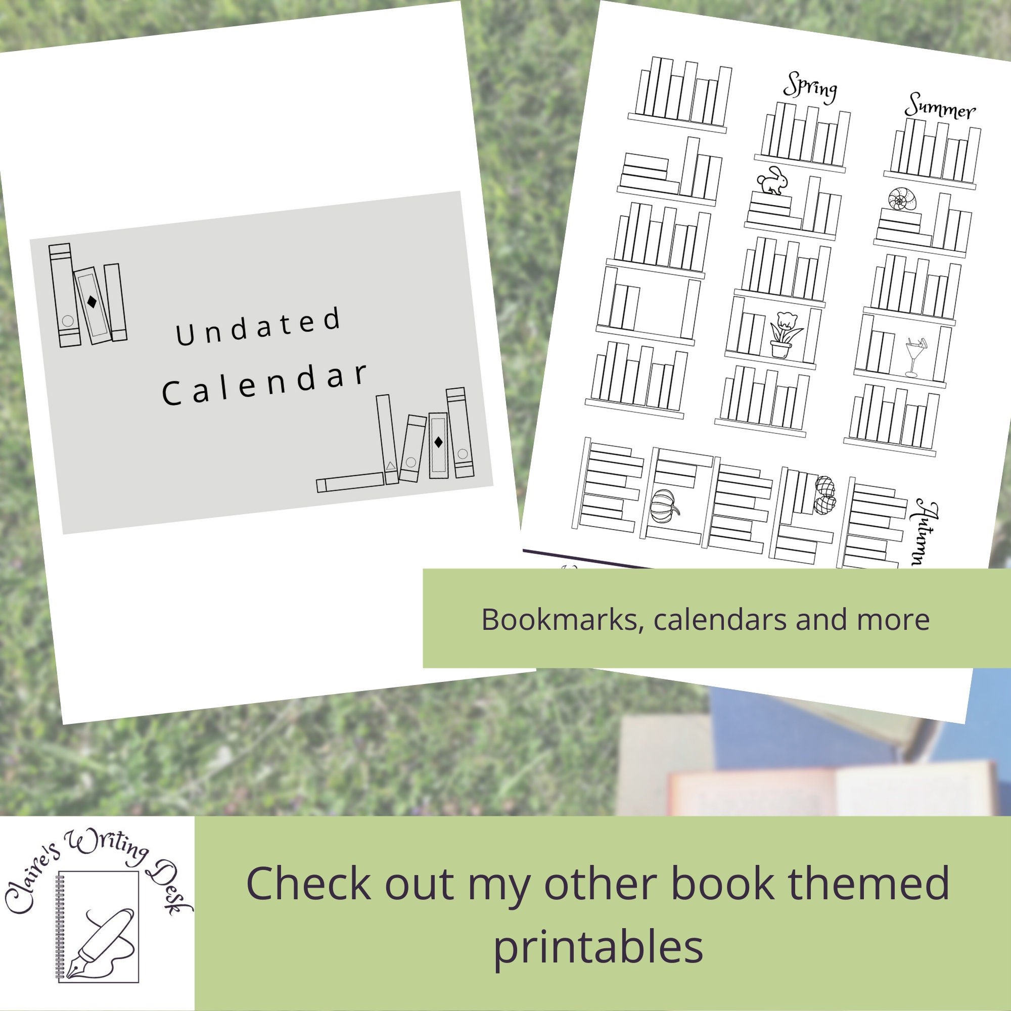 45 Book Reading Tracker, Bookshelf Reading Tracker, Printable Reading ...