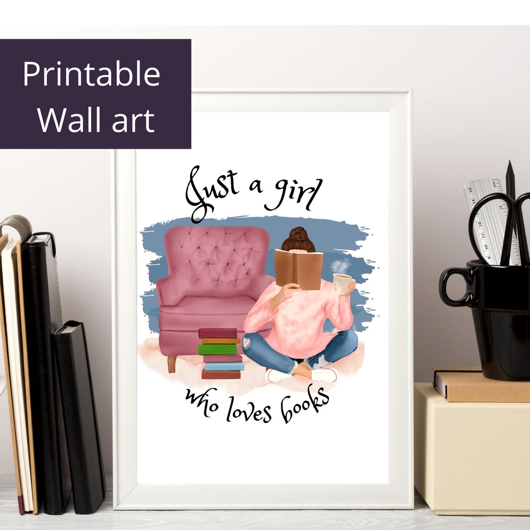 Colorful Wall Art for Book Lovers Instant Download for Your - Etsy