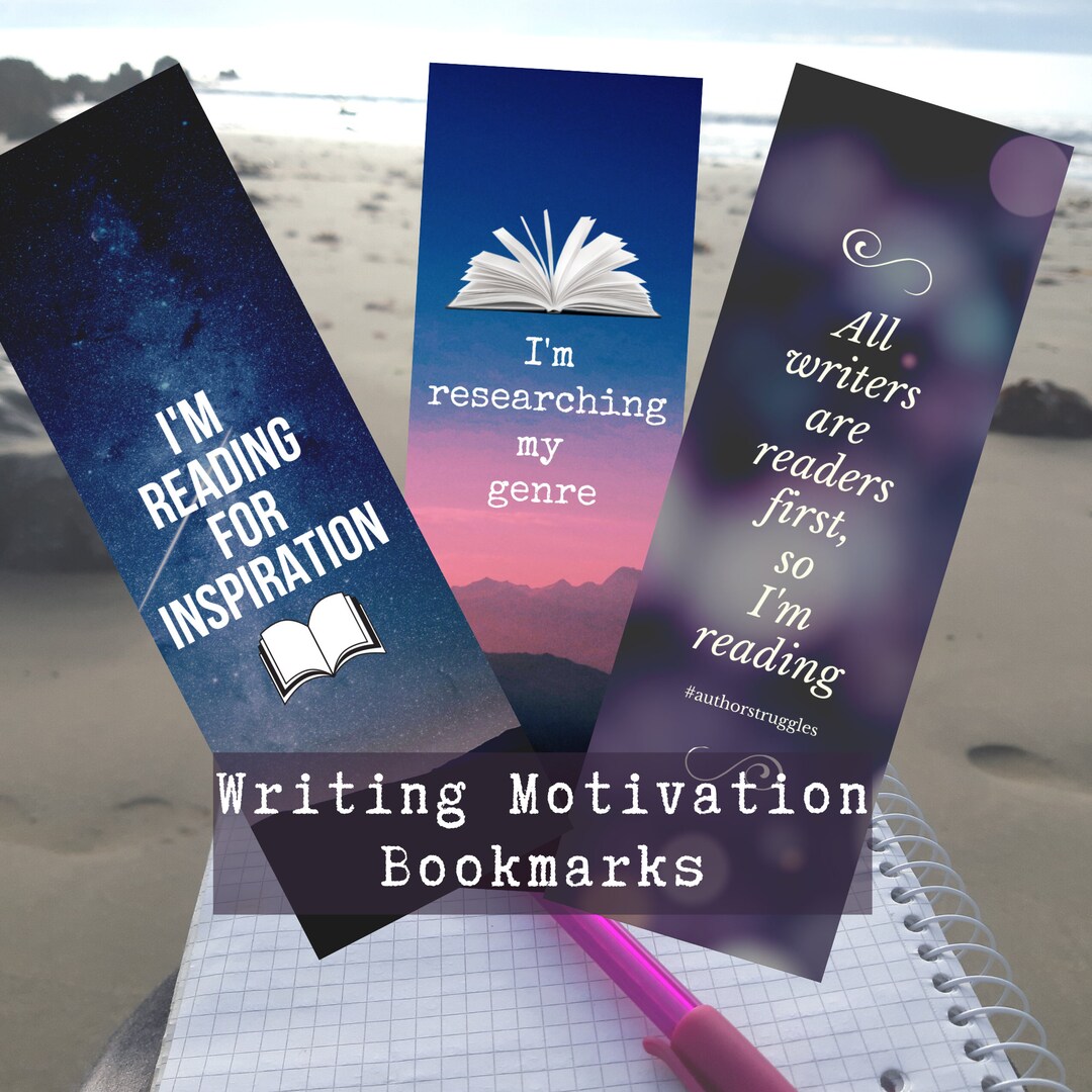 Writing Motivation Bookmarks Are Great Gifts for Writers, Printable ...