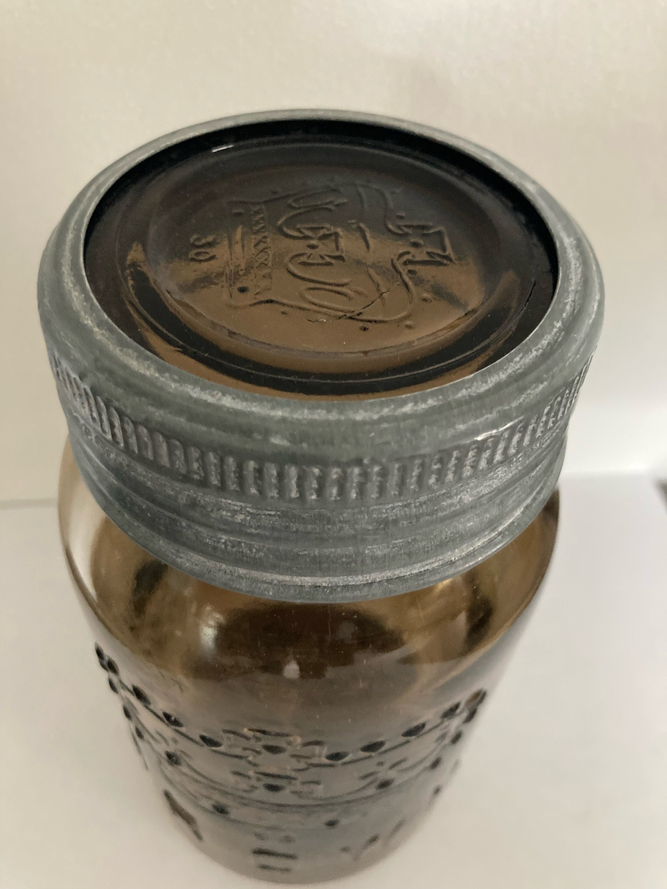 Rare Vintage Crown Mason Jars - Etsy