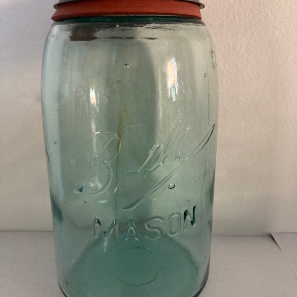Blue Mason Jars - Etsy