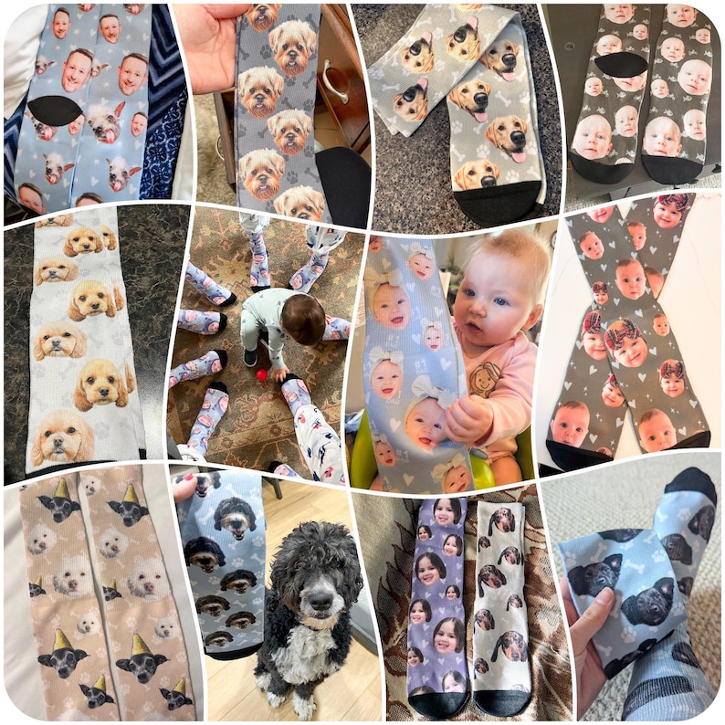 Custom Baby Face Socks From Photo | Funny Gift for New Parents - Etsy