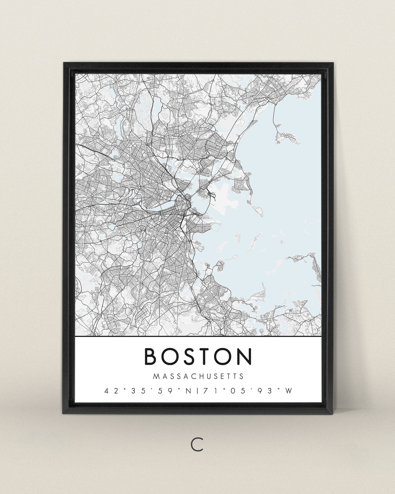 Set of 3 Custom Map Prints, Any Location, Map Print, Custom City Map ...
