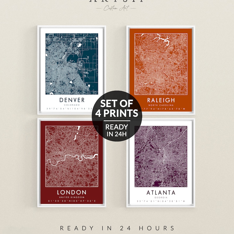 City Maps - Etsy