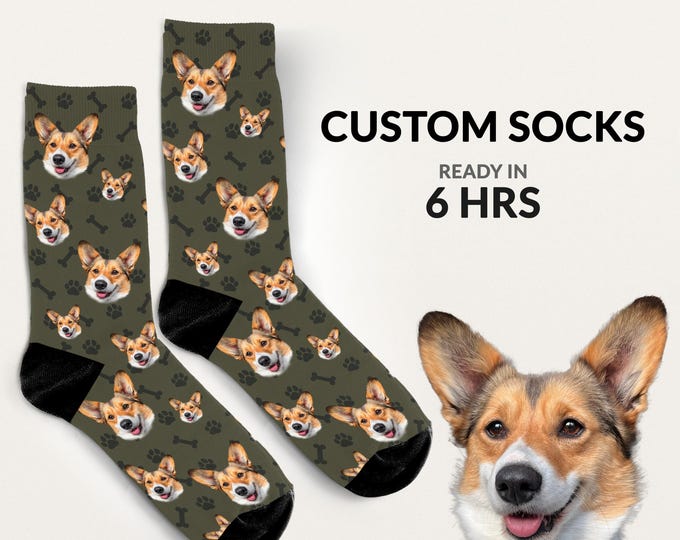 Cat Dad Custom Face Socks - Cat Parent Gift, Christmas Gifts, Cat ...