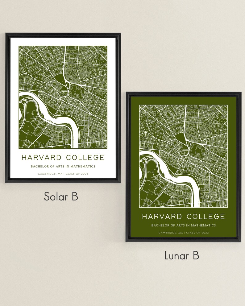 Custom University Map Study Decor Aesthetic Gift for Faculty - Etsy