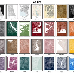 Custom Map Map Art City Maps Map Print City Map Print Map - Etsy