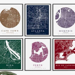 Custom Map Map Art City Maps Map Print City Map Print Map - Etsy