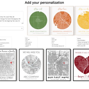 Custom Map Map Art City Maps Map Print City Map Print Map | Etsy