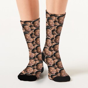 Custom Face Socks, Socks With Many Faces, Personalized Face Photo Socks ...