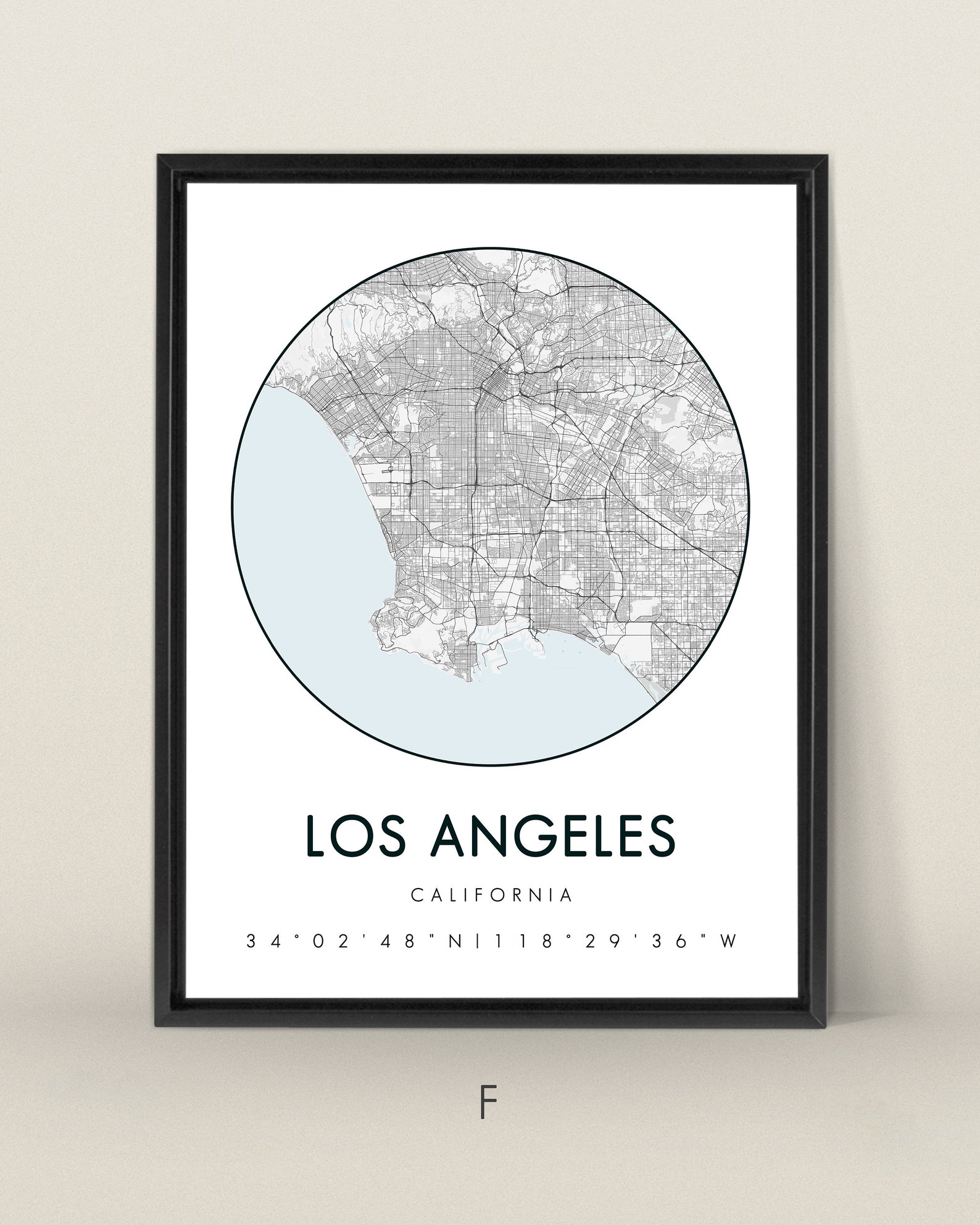 Set of 3 Custom Map Prints, Any Location, Map Print, Custom City Map ...