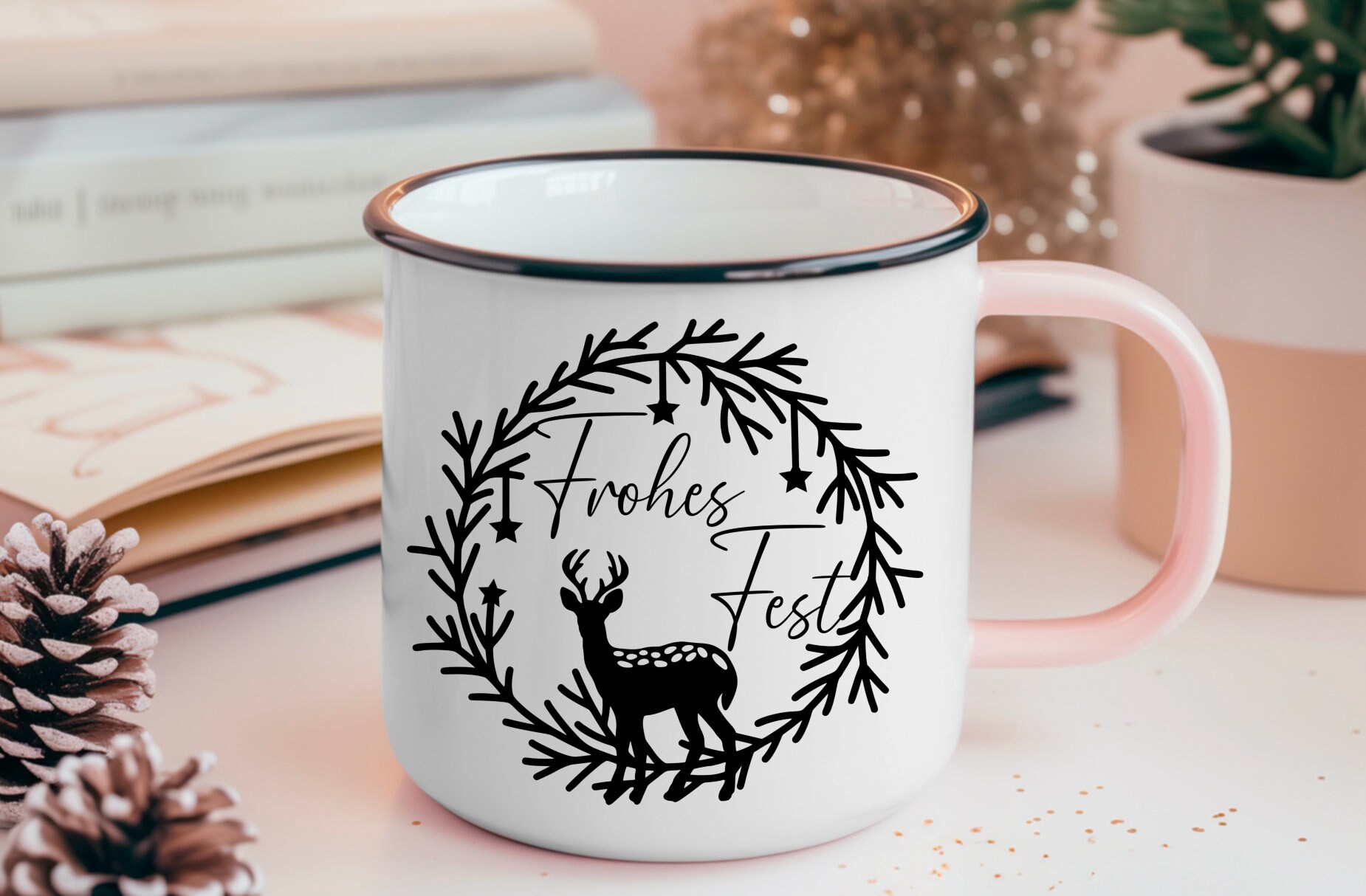 Weihnachten Plotterdatei Svg , Weihnachtsszene SVG PNG, Bundle Home ...