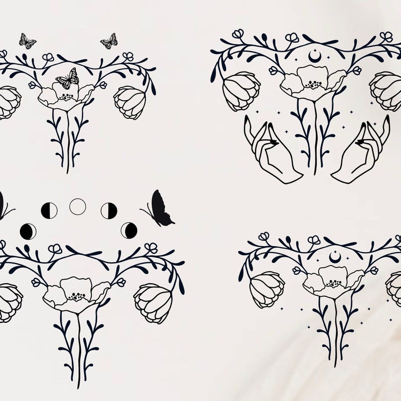 Uterus Svg - Etsy