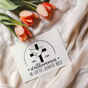 Plotterdatei Taufe Svg, Taufe Svg, Taufgeschenk, Laserdatei Taufe Dxf ...