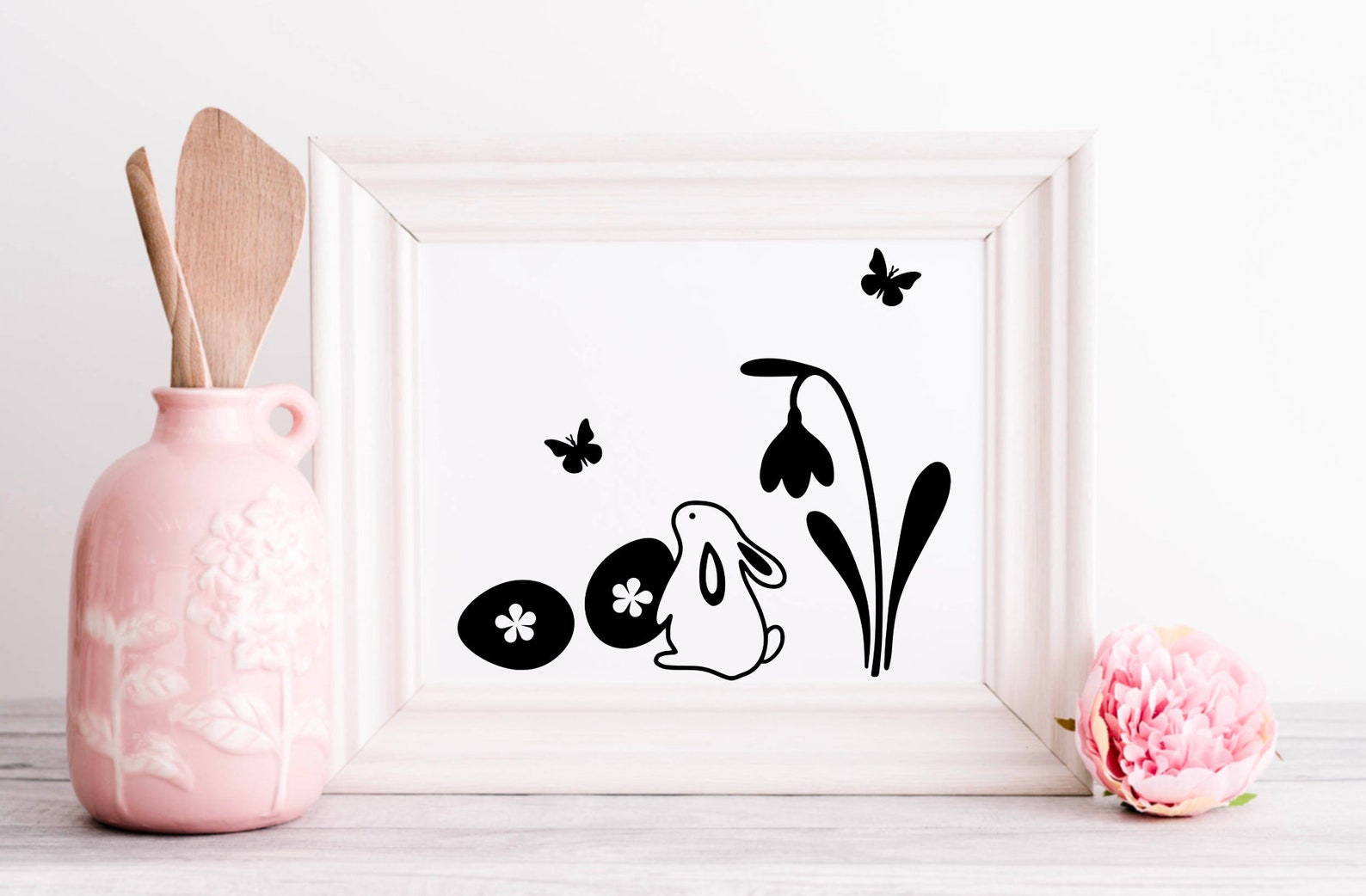 German Frohe Ostern Plotter File SVG Plotterdatei Osterhase - Etsy