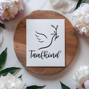 Plotterdatei Taufe Svg, Taufe Svg, Taufgeschenk, Laserdatei Taufe Dxf ...