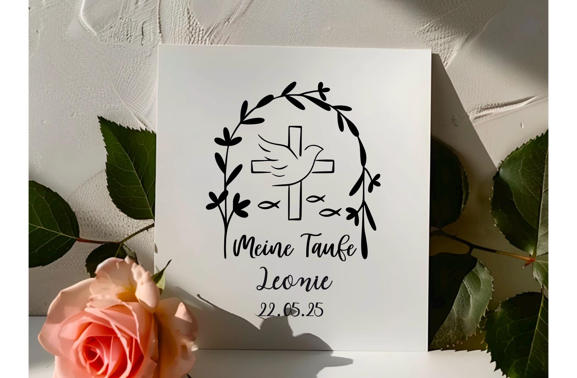 Plotterdatei Taufe Svg, Taufe Svg, Taufgeschenk, Laserdatei Taufe Dxf ...