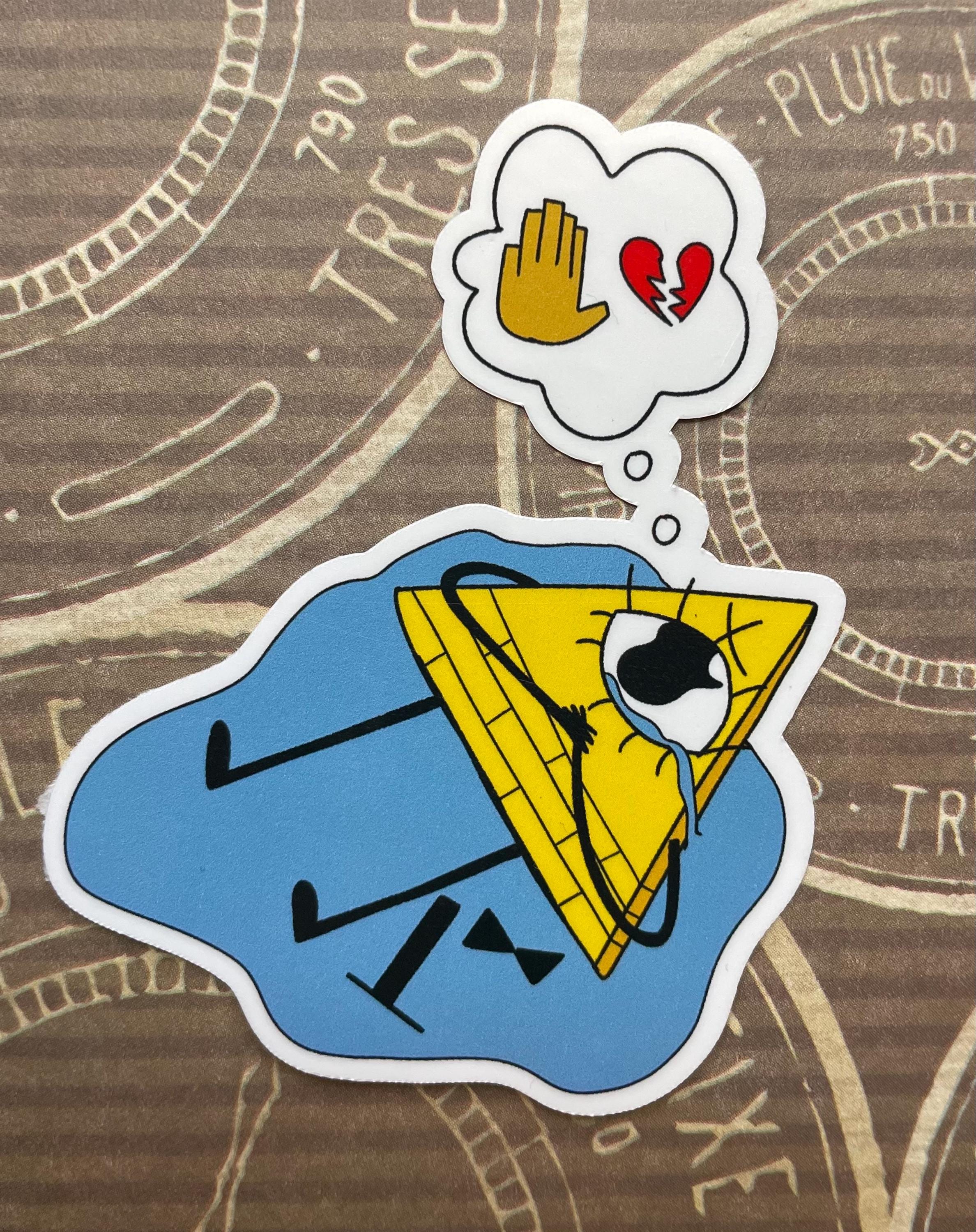 Bill Cipher Inspired Sticker Set - Waterproof Vinyl - Cartoon ...