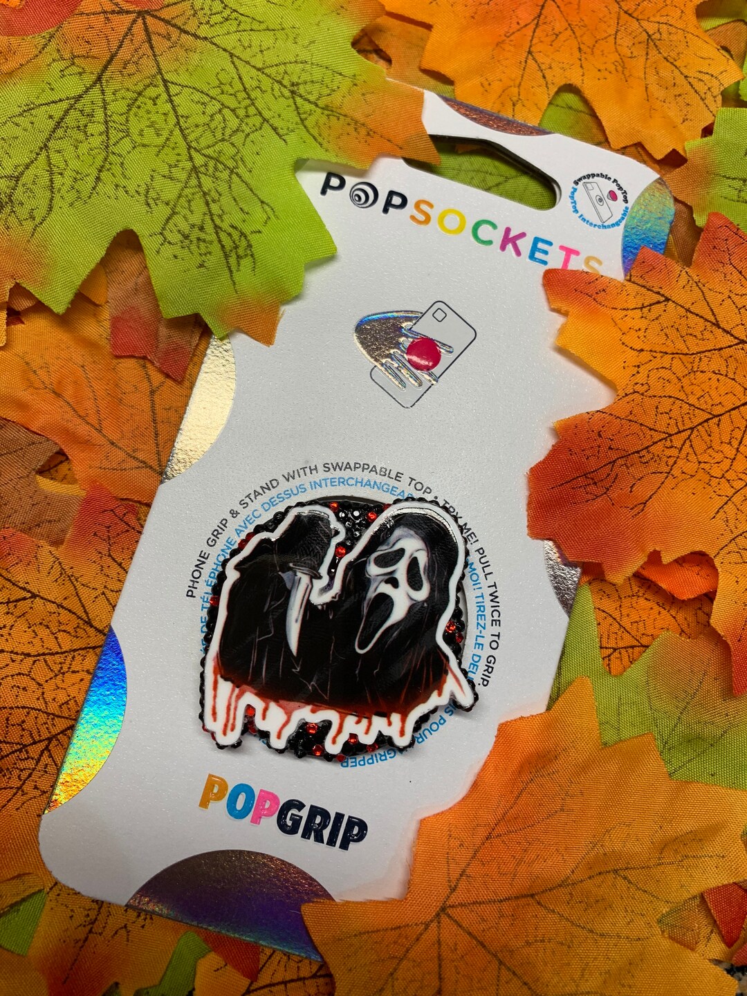 Scream Ghostface Inspired/themed Phone Grip - Etsy