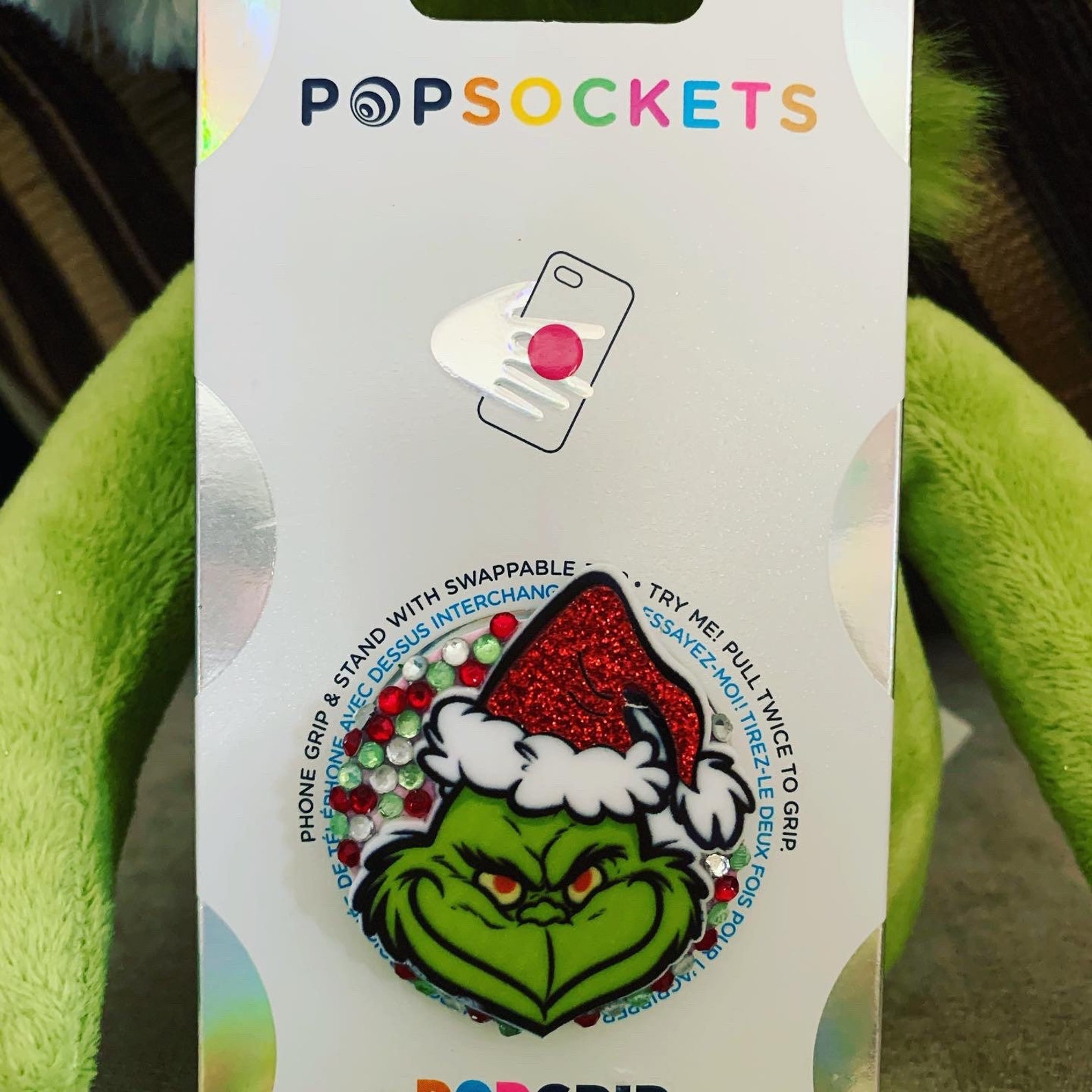 Grinch Inspired/themed Phone Grip - Etsy