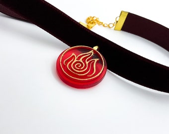 Fire Nation Necklace - Etsy