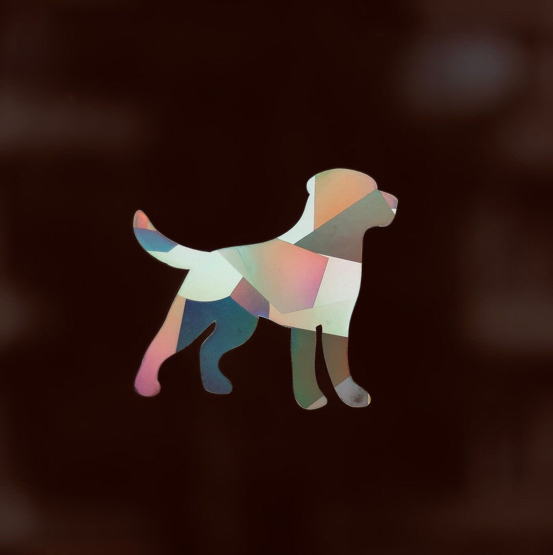 Suncatcher Sticker Labrador Prism Window Decor Rainbow Gift for Dogdad ...