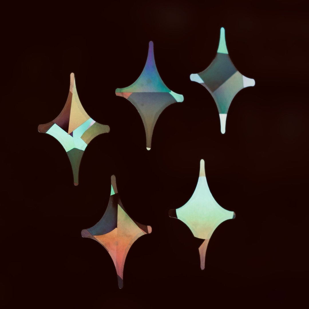 Suncatcher Sticker Set Sparkles Prism Window Sticker Rainbow Effect ...