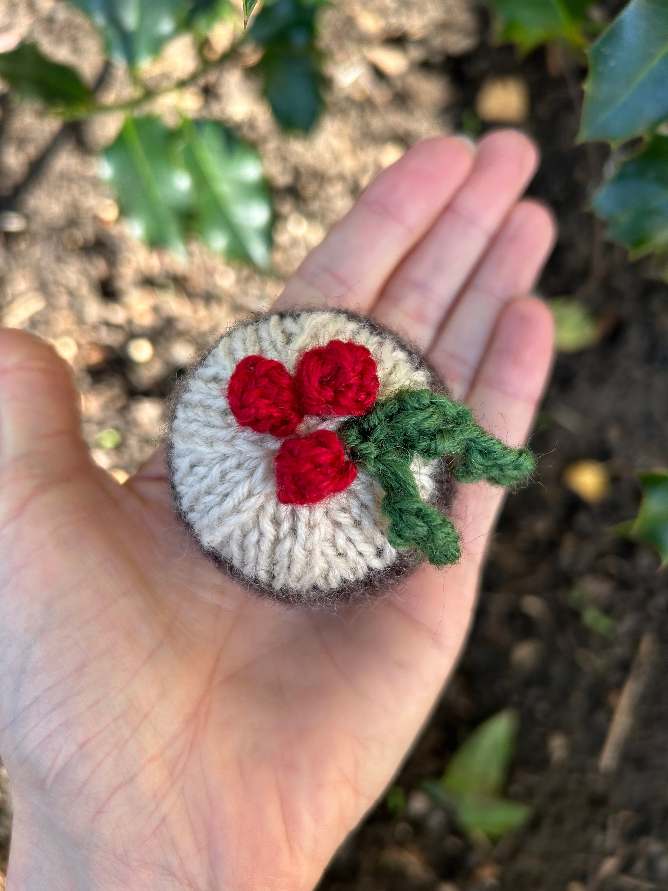 Christmas Pudding, Knitted Pattern, Christmas Decorations - Etsy