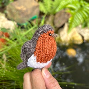 Knitted Robin Pattern: English PDF Download - Etsy UK