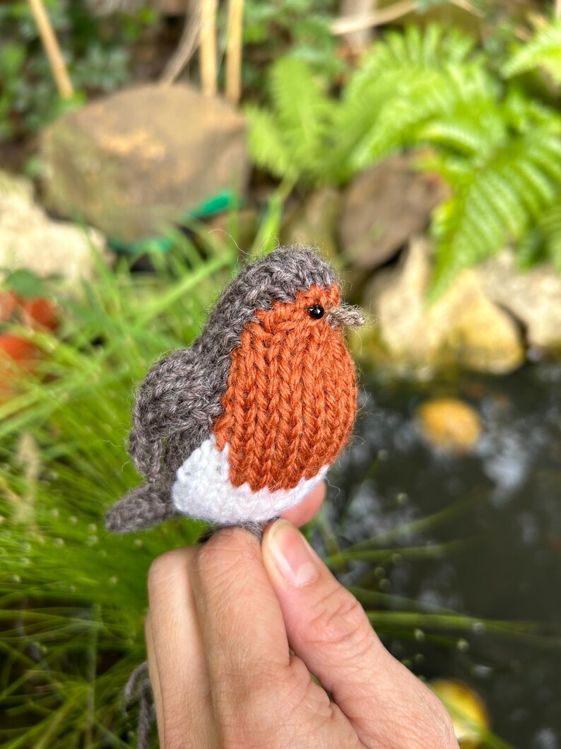 Knitted Robin Pattern: English PDF Download - Etsy UK