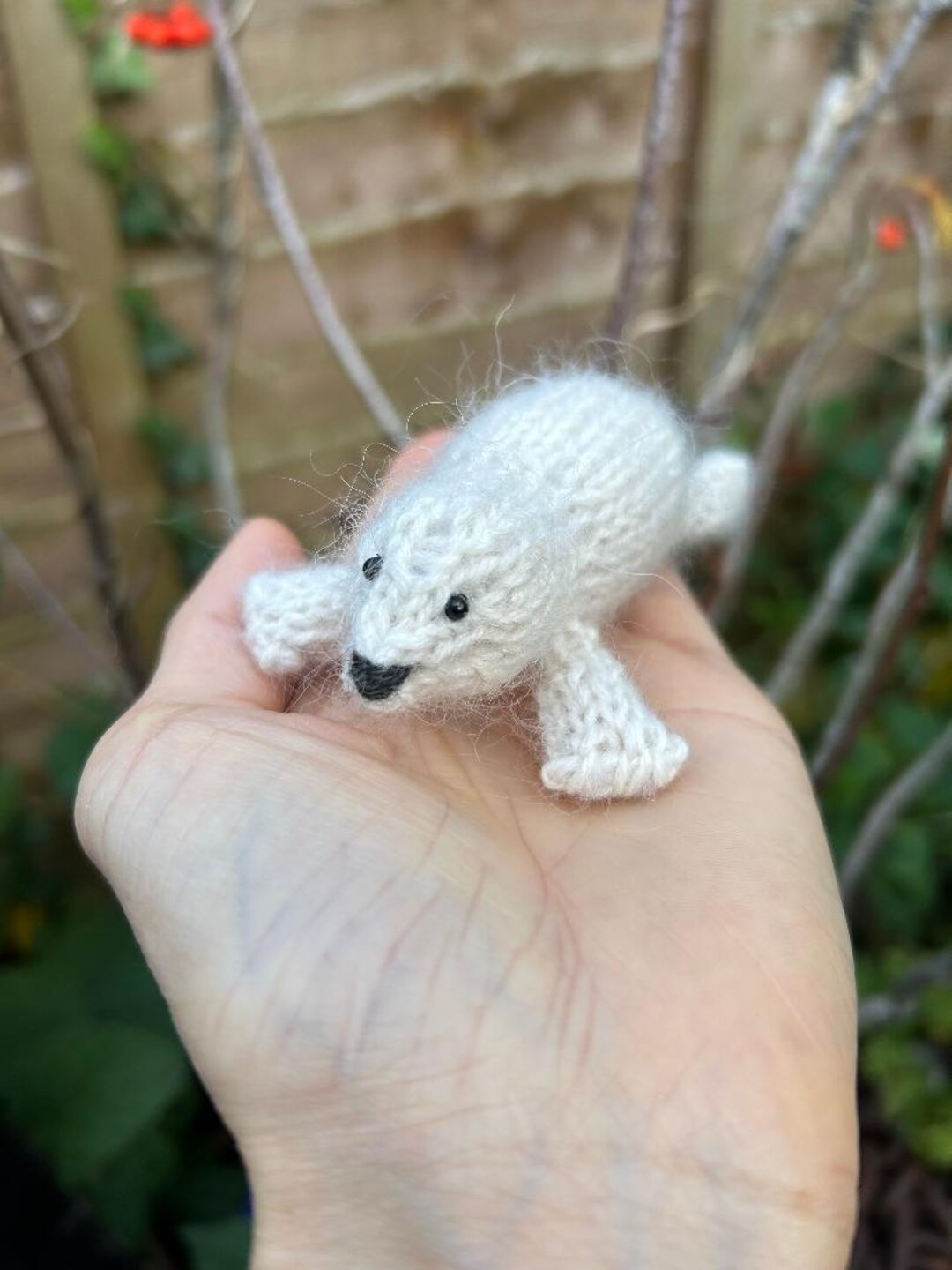 Baby Seal Knitting Pattern: Knitted Flat (PDF Pattern) - Etsy