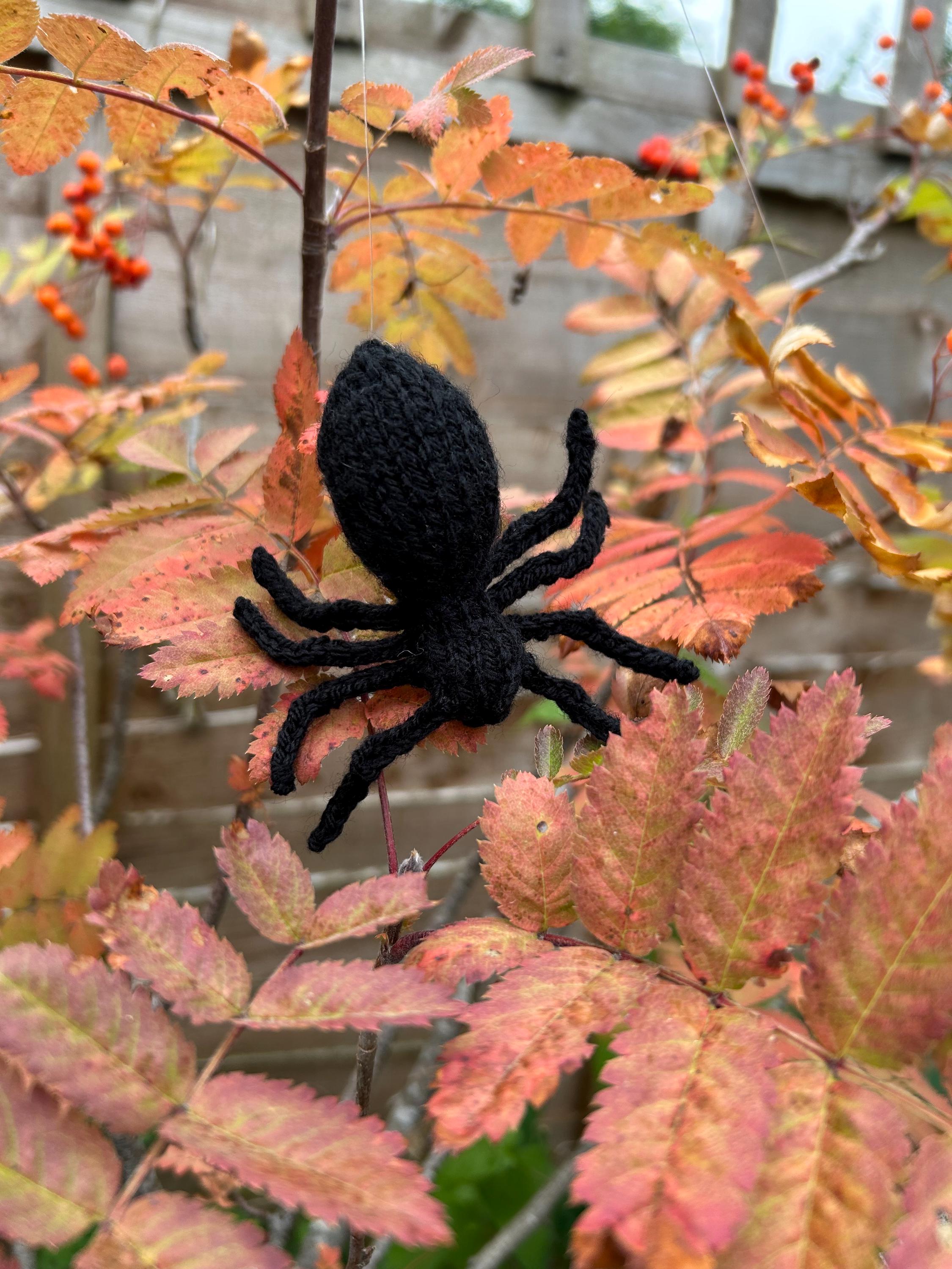 Knitted Spider Pattern: English PDF Download - Etsy