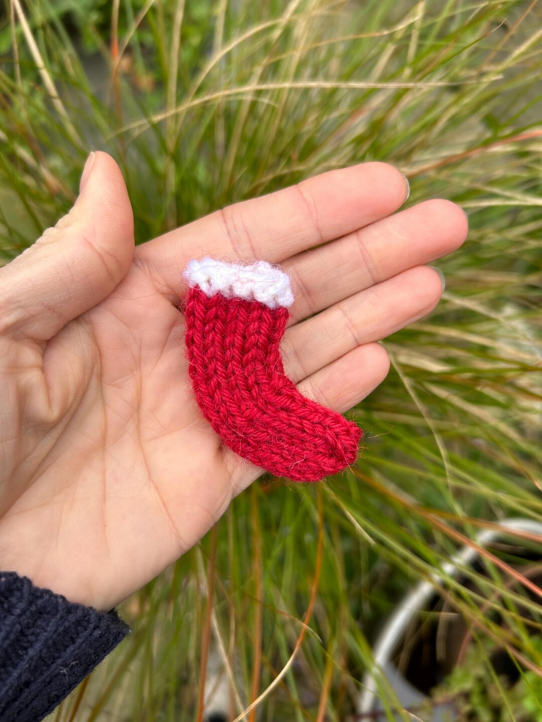Knitted Mini Stocking Pattern, English Pattern Only - Etsy