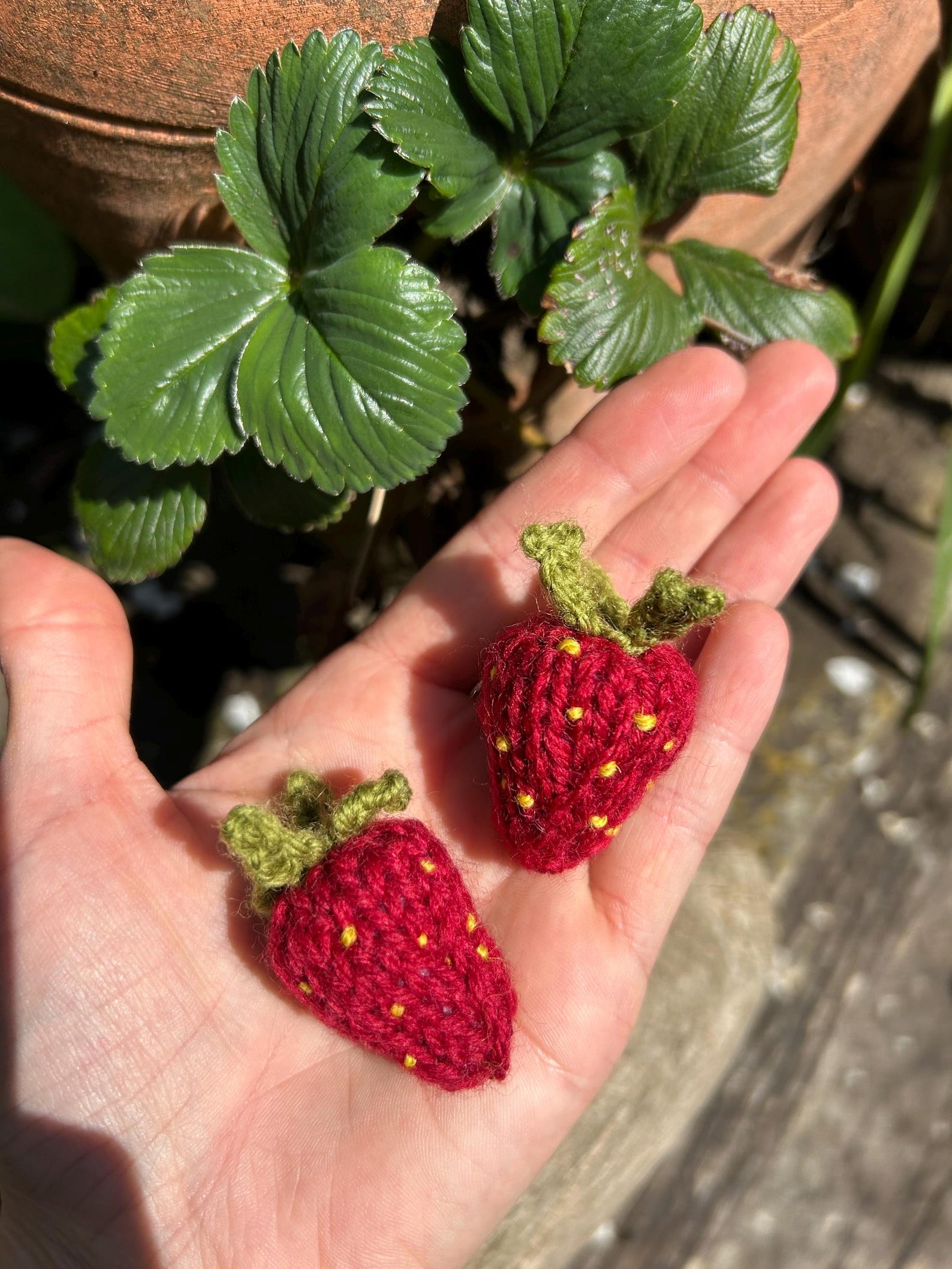 Strawberry Knitting Pattern: DK Weight Yarn (PDF Pattern) - Etsy