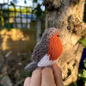 Knitted Robin Pattern: English PDF Download - Etsy UK